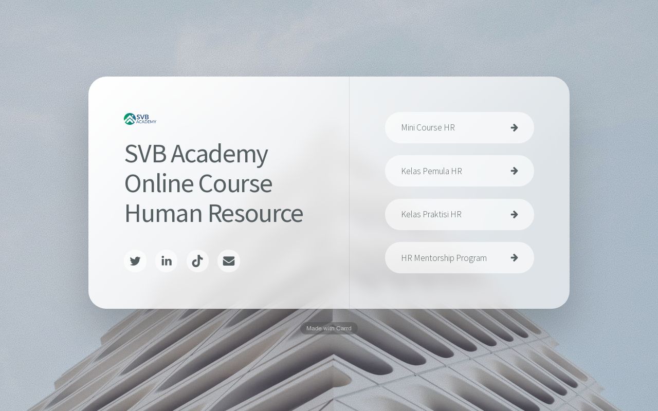 SVB Academy Link Bio